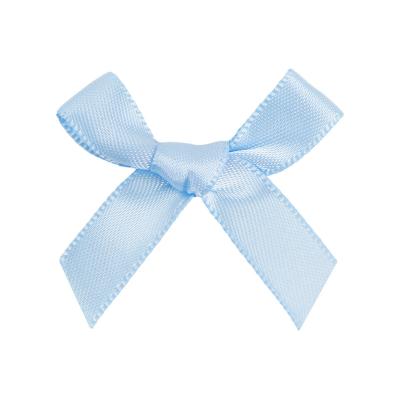 China 25mm Blue Satin Bow Ribbon Handmade for Women's Clothing and Gift Box Decoration for sale