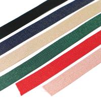 China Support 7 Days Sample Order Lead Time for Gold and Silver Glitter Herringbone Ribbon for sale