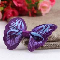 China Ribbon Hair Clip Butterfly 6.2*5cm Stylish Addition to Your Fashion Collection for sale