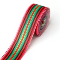China 25mm Mexican Stripes Grosgrain Ribbon for Decoration and 7 Days Sample Order Support for sale