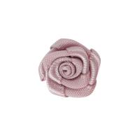 China Double Face Style Floral Accessories Small Flower Ribbon Flower for Garment Decoration for sale