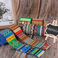 China Colorful Wired Design Ribbons Customized 2.5 Inch Printed Ribbons for Party Decoration for sale