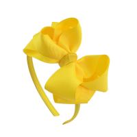 China Latest Design Pure Handmade Green Ribbon Flower Hairband for Children Acceptable OEM for sale