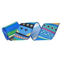 China Colorful Wired Design Ribbons Customized 2.5 Inch Printed Ribbons for Party Decoration for sale