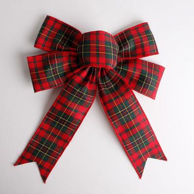 China Ribbon Bow Style Jute Burlap Gift Packing for Christmas Tree Decoration and Versatile for sale