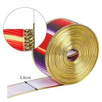 China All Occasion Wired Mexican Ribbon Vibrant Fiesta Ribbons for Crafts and Decorations for sale