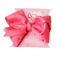 China Customized Size Big Hair Bows Jojo Bow with Clip Fashionable Girl Hair Decoration for sale