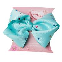 China Customized Size Big Hair Bows Jojo Bow with Clip Fashionable Girl Hair Decoration for sale