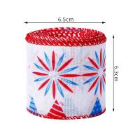 China Single Face Wired Edge Ribbons for Wreath Sustainable American Independence Day Decor for sale