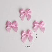 China 22*23mm Width Sustainable Small Ribbon Bows Satin Ribbon Pre-made Bows for Underwear for sale