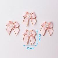 China Ready Made Pink Ribbon Bows Customized for Handmade Solid Color Pattern Lingerie for sale