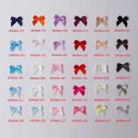 China 22*23MM Solid Color Pre Made Satin Ribbon Gift Bows for Garment Accessories for sale