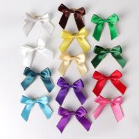 China Customized Mini Packaging Bow with Handmade Gold Wired Satin Ribbon Handmade for sale