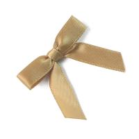 China Gift Packaging Pre-Made Self-Adhesive Ribbon Bows with Custom Satin Ribbon for sale