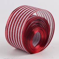 China Glitter Jute Wired Burlap Christmas Ribbon with Wire Sustainable and Versatile Design for sale