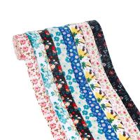 China Grosgrain Printed Ribbons MSD 22mm Wide 7/8 Inch Heat Transfer Customized Flower Design for sale