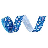China Grosgrain Printed Ribbons MSD 22mm Wide 7/8 Inch Heat Transfer Customized Flower Design for sale