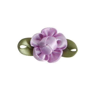 China Custom Fabric Type Satin Ribbon Mini Bows for Garment and Underwear 38mm*20mm Custom for sale