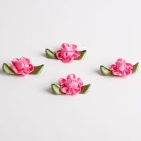 China Custom Fabric Type Satin Ribbon Mini Bows for Garment and Underwear 38mm*20mm Custom for sale