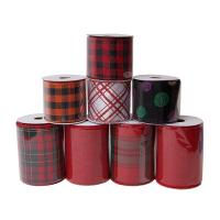 China Deer Pattern Merry Christmas Ribbon Roll Set 8 Rolls for Gift Wrapping and Decoration for sale