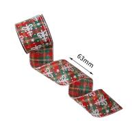 China Support 7 Days Sample Order Lead Time Christmas Tree Wired Ribbon with Wired Edge Burlap for sale