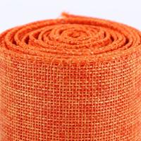 China Eco-Friendly Wire Burlap Ribbon Perfect for Customers' Requirements and Holiday Crafts for sale