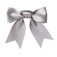 China MSD Self Adhesive Ribbon Bow for Wine Bottles Customized Grey Polyester Satin for sale