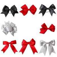 China Red Satin Ribbon Bow for Customized Bottle Decoration and Standard Packing in 3-100mm for sale