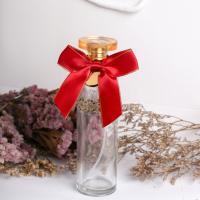 China Red Satin Ribbon Bow with Elastic Band The Perfect Addition to Your Bottle Decoration for sale