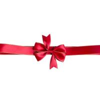 China Gold Edged Satin Ribbon Bow With Elastic Double Face Style for Gift Wrapping Supplies for sale