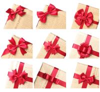 China Customizable Satin Elastic Pre-Tied Ribbon Bows for Gift Wrapping Unit 0.03-0.2 USD for sale
