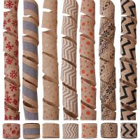 China DIY Craft Wired Ribbon 2.5inch or Customized Width Happy Holidays Design Made by MSD for sale