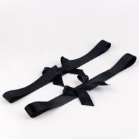China Stretch Loop Pre-Tied Satin Ribbon Elastic Bow for Gift Box Packing MSD Custom Pre-Tie Bow for sale