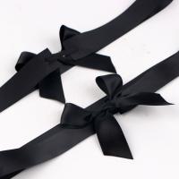 China Stretch Loop Pre-Tied Satin Ribbon Elastic Bow for Gift Box Packing MSD Custom Pre-Tie Bow for sale