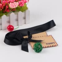China Stretch Loop Pre-Tied Satin Ribbon Elastic Bow for Gift Box Packing MSD Custom Pre-Tie Bow for sale