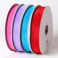 China 1-1/2 inch Pattern SOLID COLOR Polyester Organza Ribbon for Making Flowers 200 Yards for sale