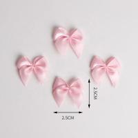 China Support Customized 196 Colors Stock Satin Ribbon Pre-Made Bows for Handmade Lingerie for sale