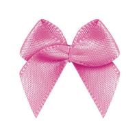 China Support Customized 196 Colors Stock Satin Ribbon Pre-Made Bows for Handmade Lingerie for sale