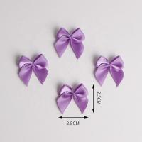 China Support Customized 196 Colors Stock Satin Ribbon Pre-Made Bows for Handmade Lingerie for sale