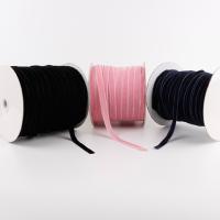 China Embroidered 25mm Single Face Pink Velvet Ribbon 32 Color Assortment Pack for sale