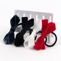 China Embroidered 5/8 inch 16mm White and Red Velvet Ribbon for Making Hair Bows Shipping by TNT for sale