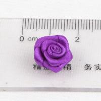 China Garment Decoration Mini Satin Ribbon Bow with Solid Color and 100% Polyester Material for sale