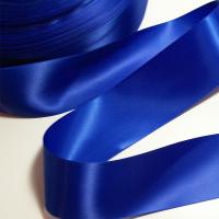 China 50mm 2 Inch Double Faced Silk Satin Ribbon in Solid Color Pattern for Washable Fabric for sale