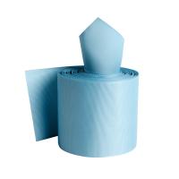China 3 Inch Wide Custom Grosgrain Ribbon Blue Color for Making Bows Fabric Type Grosgrain for sale