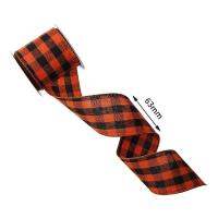 China 2-1/2 inch Wired Edge Organza Ribbon for Christmas Wreath Decoration OEM Customized for sale