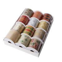 China 2-1/2 inch Wired Edge Organza Ribbon for Christmas Wreath Decoration OEM Customized for sale