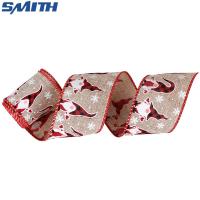 China Customized Support for DIY Craft Decoration 2022 Design Wired Edge Burlap Ribbon for sale