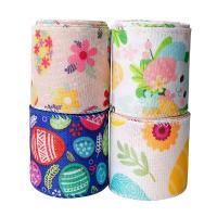 China Stocked Wired Edge Burlap Ribbon for Easter Day Valentine Day Irish Day and Christmas for sale
