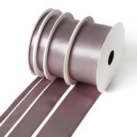 China Fabric Type Satin 1-1/2 inch 38mm Double Face Woven Edge Ribbon for Event Decorations for sale