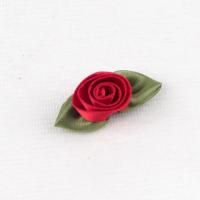 China Supply Recyled Satin Ribbons Mini Artificial Silk Ribbon Flowers for Wedding Dress for sale
